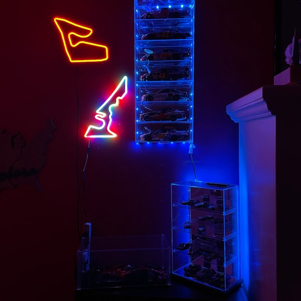Japan Suzuka Animated LED RGB Neon Race Track Circuit Desk Wall Art ...