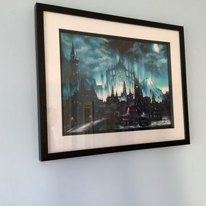 Red Rocket Art Print Sunset Post-apocalyptic Game - Etsy