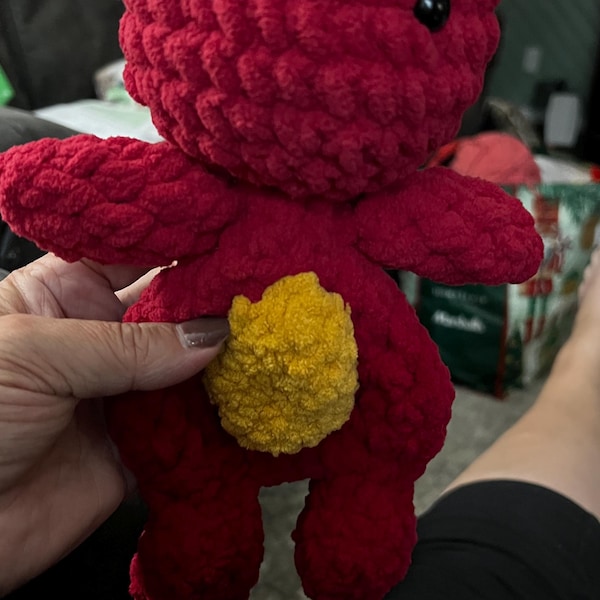 Char the Fire Lizard Crochet Pattern: Dino Pocket Monster Amigurumi ...