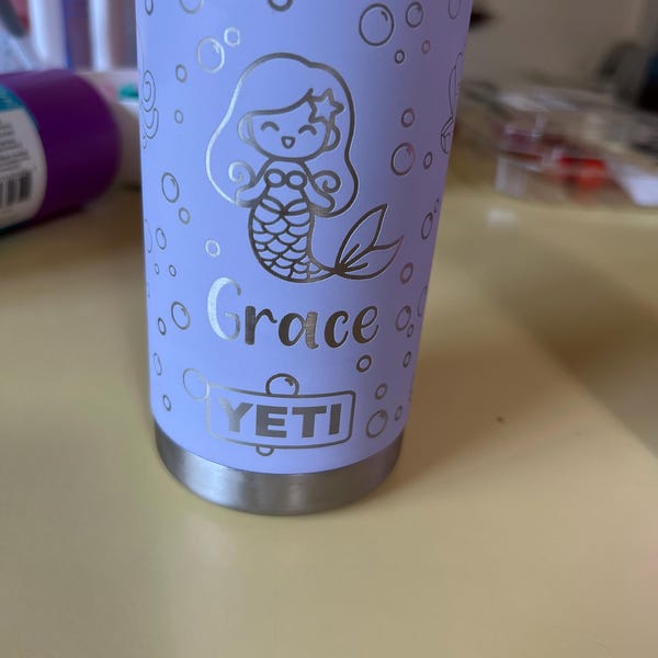 Kids Toddler 12 Oz. Yeti Rambler, Engraved Personalized Water Bottle ...