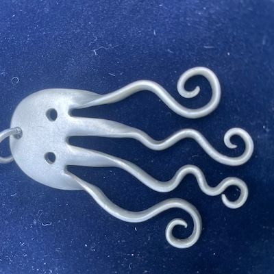 Fork Octopus Silver Pendant Silversmith Sculptures Welded Vintage Fork ...