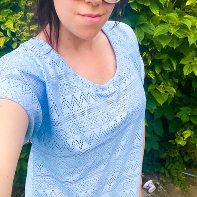 Dolman Loose Fit Shirt Pattern. PDF Printable and Projector Sewing ...