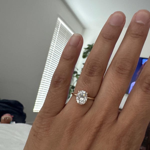 Toi Et Moi Ring | Gold Cloud Ring | Gift for Mom | Two Stone Ring | Pear Emerald Toi Et Moi Ring ...