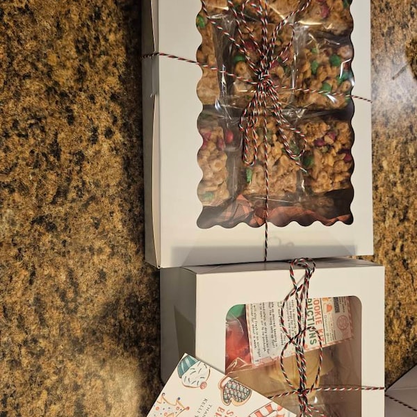 Christmas DIY Cookie Kit Instructions Card Editable Template, Holiday ...