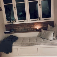 Classic Piped Box Cushion Buttoned Bench Window Custom - Etsy Canada