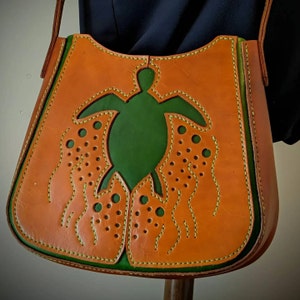 Turtle Shoulder Bag Leather Pattern PDF Women Purse Digital Template - Etsy