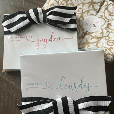 Personalized Note Cards With Envelopes Stationery - Etsy