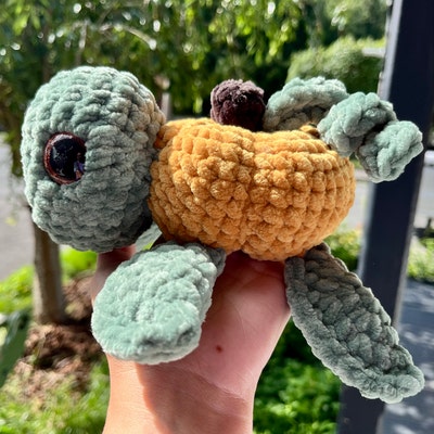 2in1 Pumpkin Turtle Pattern Crochet PDF Download Beginner Friendly ...