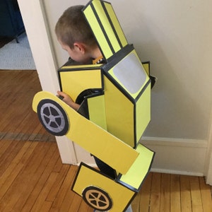 Template for Transforming Car Costume for Kids Halloween - Etsy