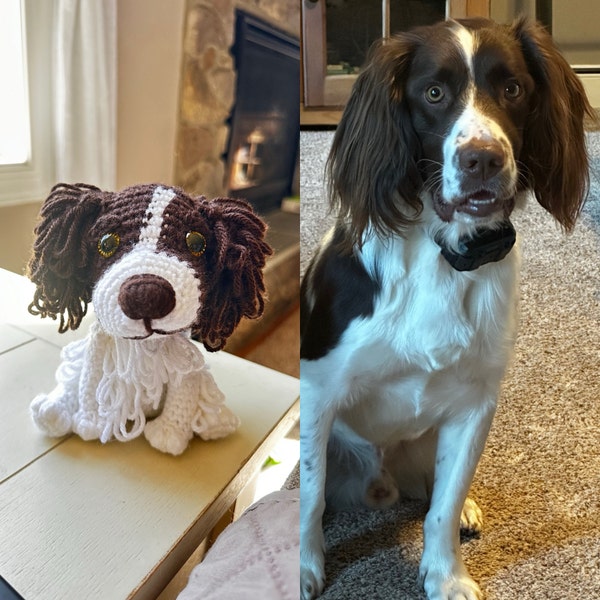 English Springer Spaniel Dog Crochet Pattern - Etsy