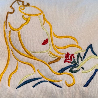 Belle Princess Inspired Sweatshirt Beauty and the Beast Movie Inspired ...