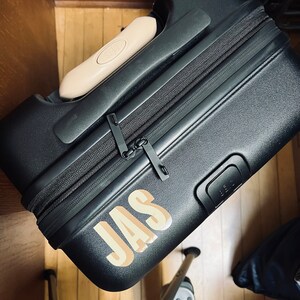 Luggage Sticker Double Layer Vinyl Monogram Decal Sticker - Etsy