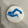 Swimmers Cookie Stencil | Swimmer Silhouette Stencil | Swim Meet Cookie ...