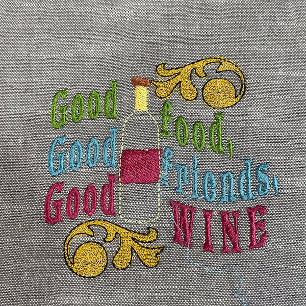 Wine Quotes... Awesome Wine Bottle Bag Embroidery Mini Designs SET of 6 ...