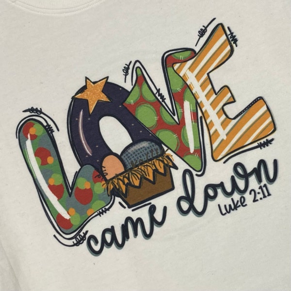 Love Came Down PNG | Hand Drawn | Sublimation Design - Etsy