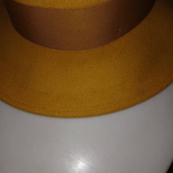 Oversized Tall Wool Bowler Hat: Erykah Badu Style, Custom Branding ...