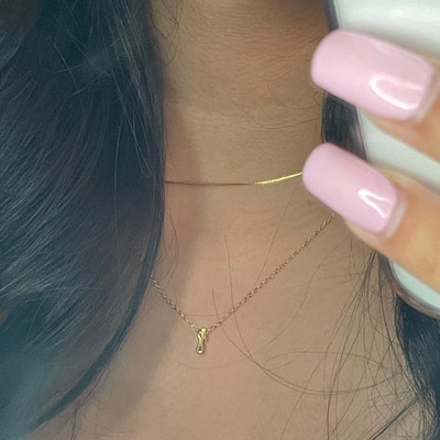 Box Chain Necklace, Gold Box Necklace, Box Chain, Dainty Box Chain ...