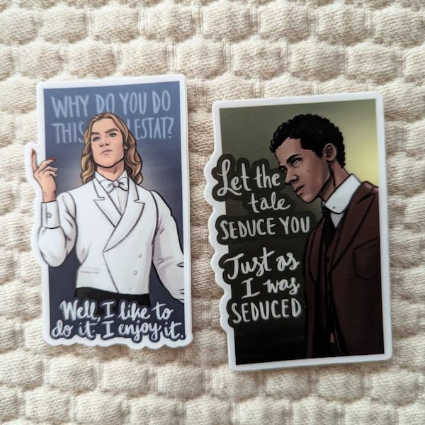 Lestat and Louis [interview With the Vampire] STICKERS - Etsy