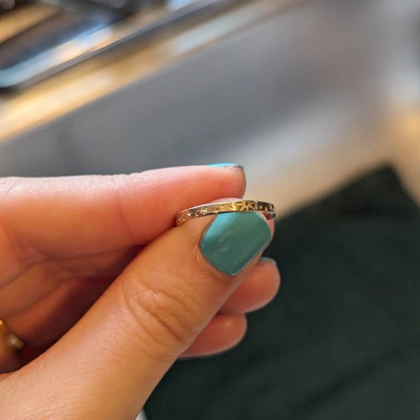 Stardust Ring, Celestial Ring, Star Stacking Ring, Constellation Ring ...