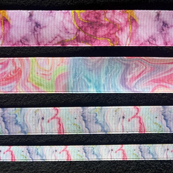 Tie Dye Blast Grosgrain Ribbon 9mm 16mm 25mm 38mm Classic Tie Dye ...