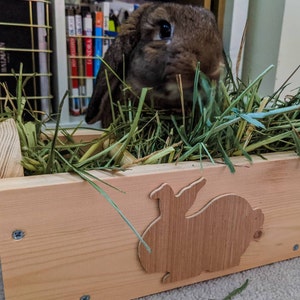 Rabbit Hay Feeder / Feeding Trough - Etsy UK