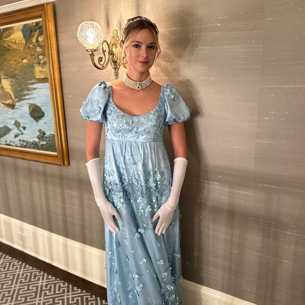 Daphne Regency-jurk cosplay kostuum - Etsy Nederland