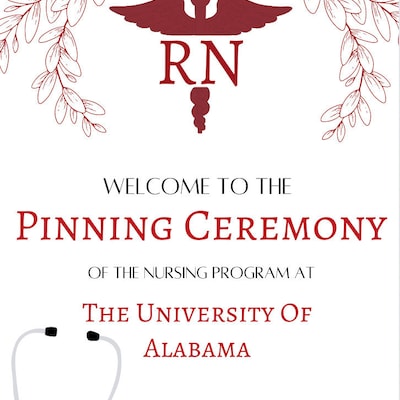 Nursing Pinning Ceremony Program Template Editable Template - Etsy
