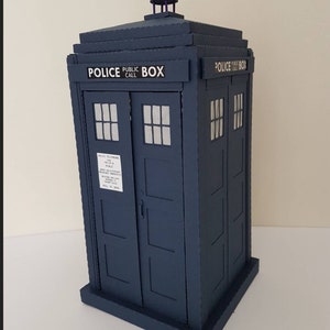 Amazing Detailed Police Box Design. Download Cutfiles & Instructions ...