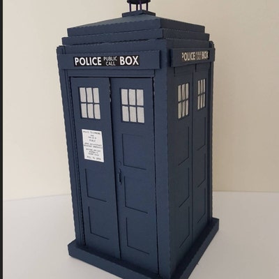 Amazing Detailed Police Box Design. Download Cutfiles & Instructions ...