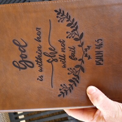 Engraved Bible Personalized Bible Custom Laser Engraved - Etsy