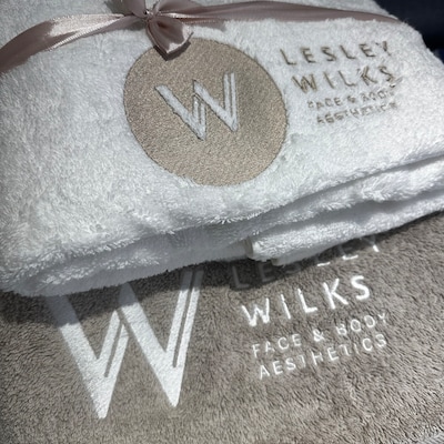 Personalised Towel With Business Logo, Name Embroidery, Custom Logo ...