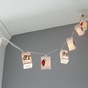 Red Paper String Lights Heart Fairy Lights Bedroom Home Decor - Etsy