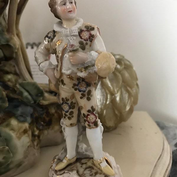 RARE Vintage German Sitzendorf Art Deco Egyptian Revival Porcelain ...