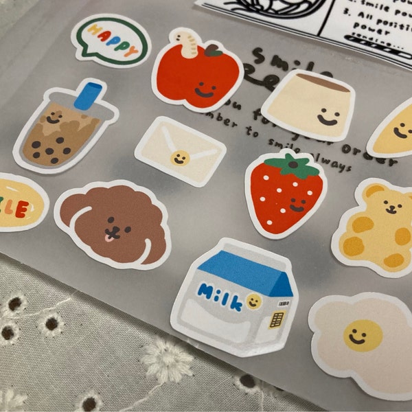 Rice Cake Puppy in Spring Card Holder Cute Acrylic Card Holder, Kawaii ...