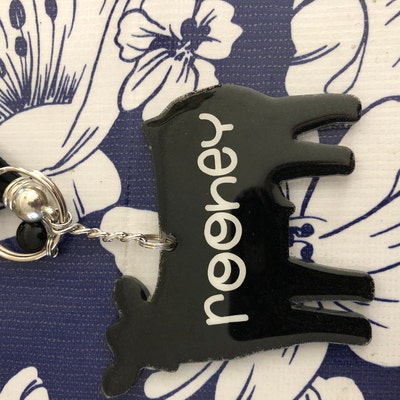 Customizable Show Steer 4H Glitter Keychain, Personalized 4H Steer ...