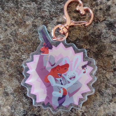 Splatoon Squid Sisters Two-sided Keychain - Etsy