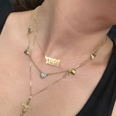 Year Necklace Birth Year Necklace Custom Date Necklace Name - Etsy