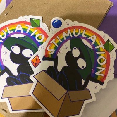 Stimulation Lonely Wizard Inscryption Inspired Sticker - Etsy