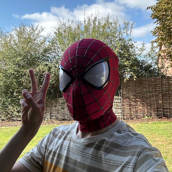 Spider Man Mask, Black Toby Mask, Cosplay Mask, Halloween Gift ...