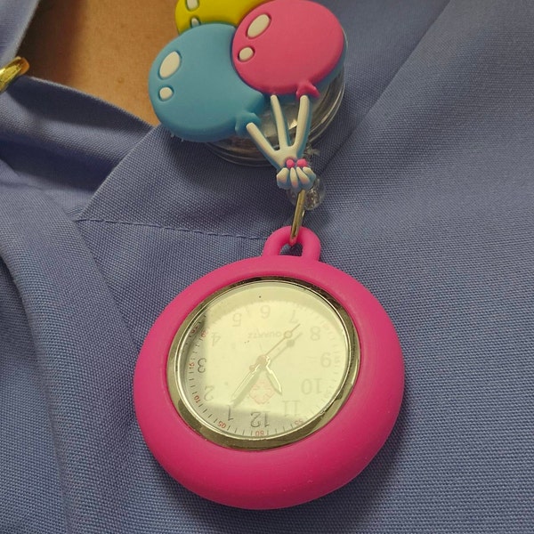 Nurse Fob Watch, Balloon, Children's Nurse Retractable Clip for ...