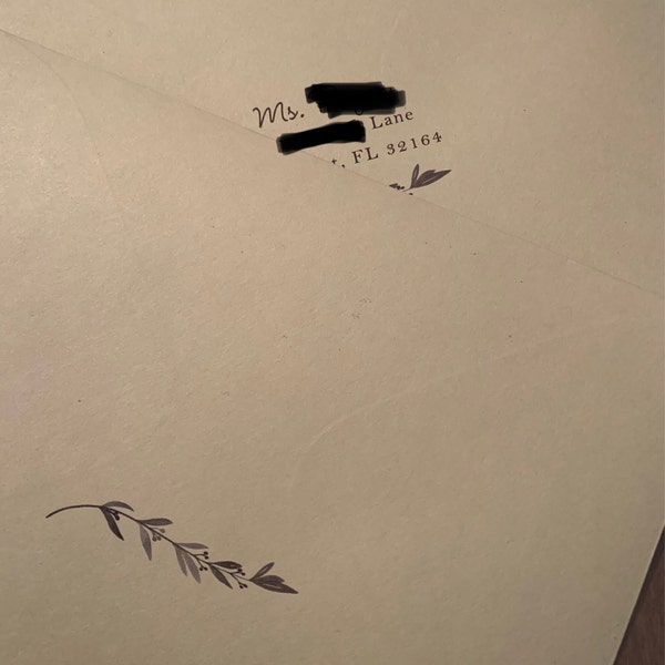 A7 Envelope Addressing, Calligraphy Envelope Address Printing - Guest ...