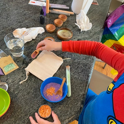 Wooden Potion Play Set Wooden Bowls and Spoons All Natural Toys Gift ...