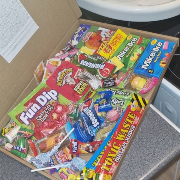 American Candy Hamper Nerds Dweebs Sweets Gift Box USA - Etsy UK