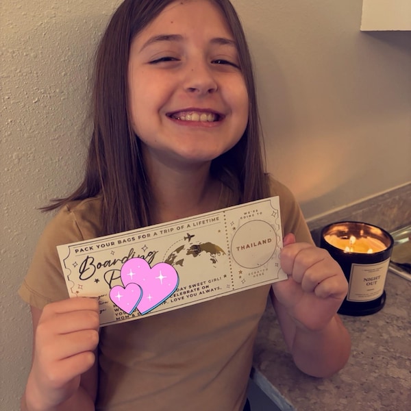 Personalized Gold Foil Concert Ticket With Magnet, Custom Scratch Gift ...