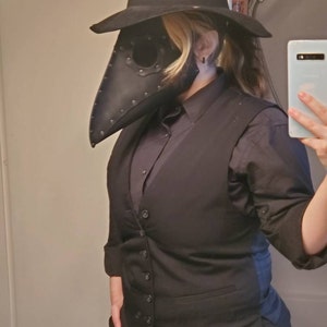 Custom Leather Plague Doctor Mask Made to Order - Etsy