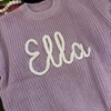 Personalized Hand Embroidered Halloween Kid Sweater, Kid Halloween ...