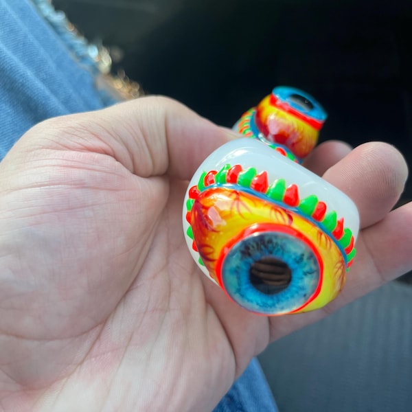 Pipe Peach Pipe Glass Hand Pipe Pink Peach Pipes Unique Handmade Pipe ...