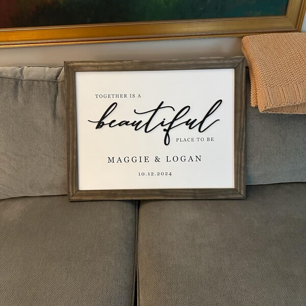 Frosted Unplugged Ceremony Sign With Cursive Font, Small Unplugged ...