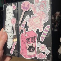 Vampire Foods STICKER Pack Spooky Cute pastel Goth Pack of Thirteen ...