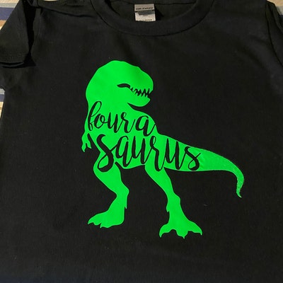 Four A Saurus Svg File DXF Silhouette Print Vinyl Cricut Cutting SVG T ...